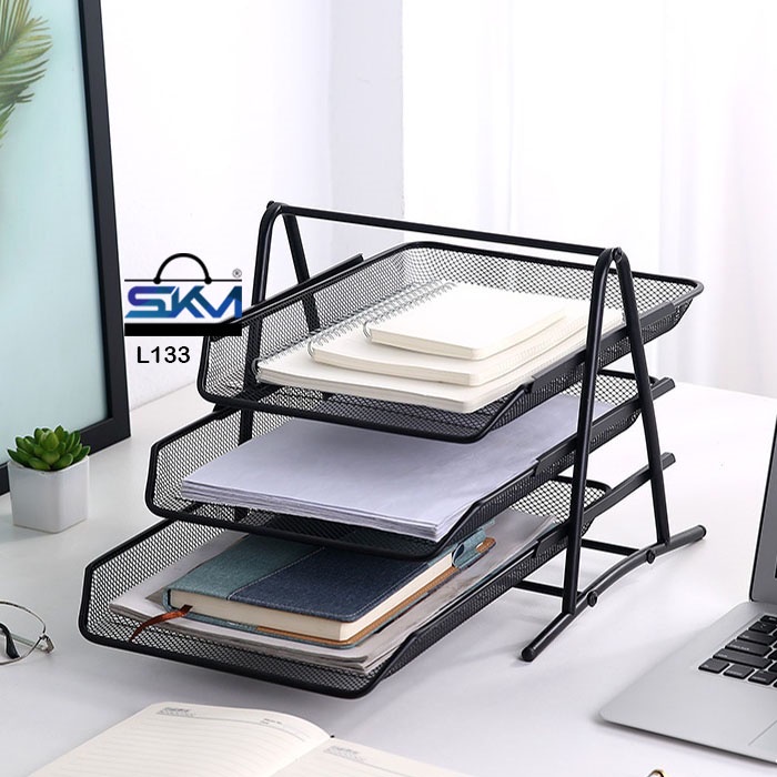 SKM High Quality Metal Multi-Layer Pull Out File Rack Tray L133 ...