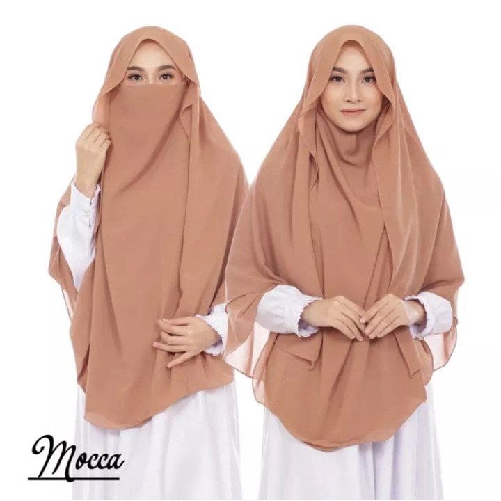 French Khimar NIqab Saba Syari Hijab Jombo Hijab | Veil hijab Khimar ...
