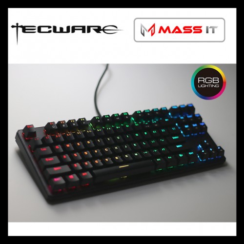 TECWARE Phantom TKL RGB Red Switch Mechanical Gaming Keyboard | Shopee ...