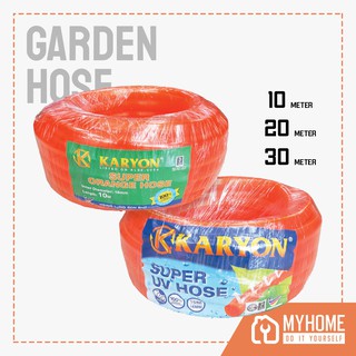 Karyon Super Orange Hose PVC Water Hose Pipe 16mm x 2mm 16mm x 3mm Paip ...