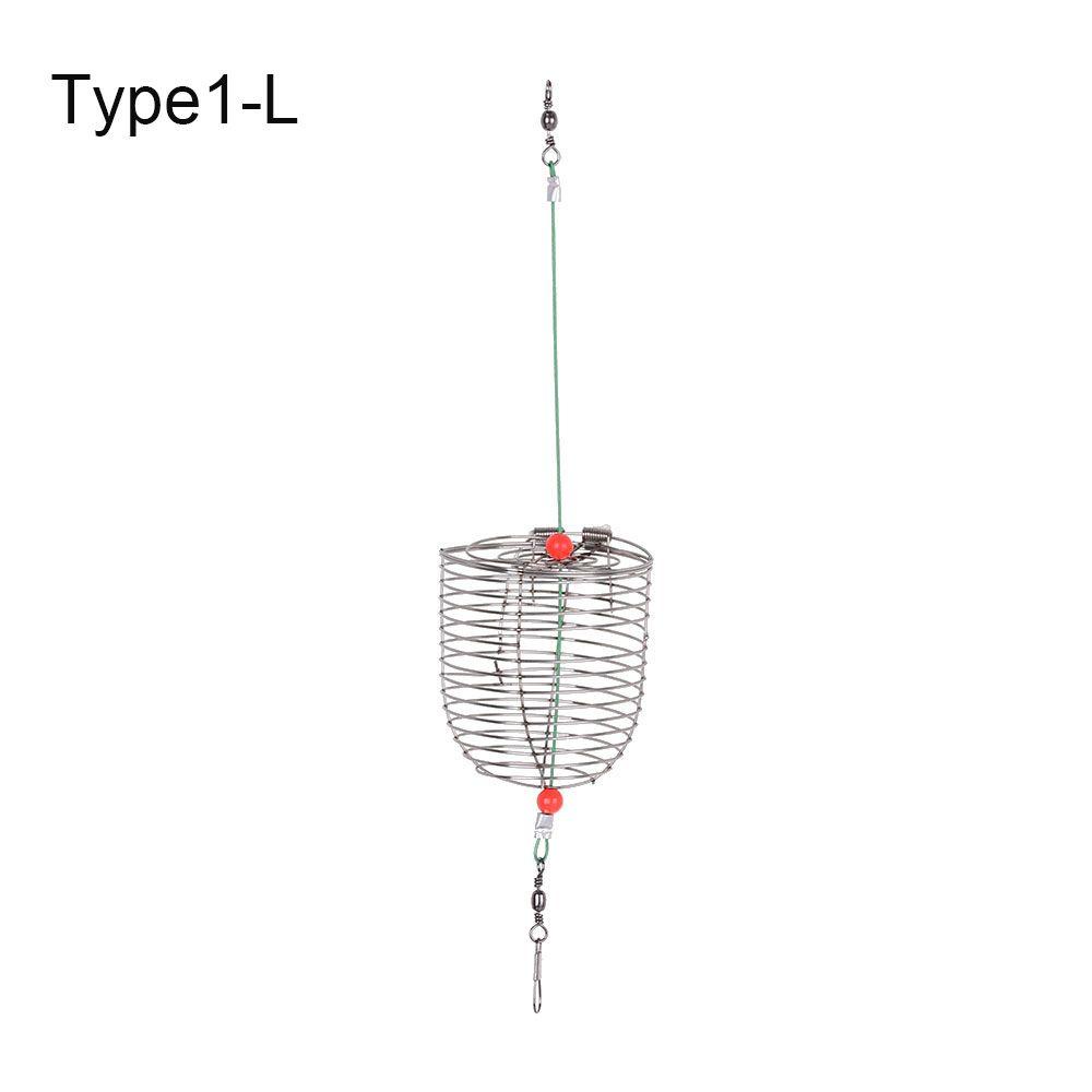 LETTER Useful Aquarium Bait Feeder Trap Basket Food Feeding Fishing ...