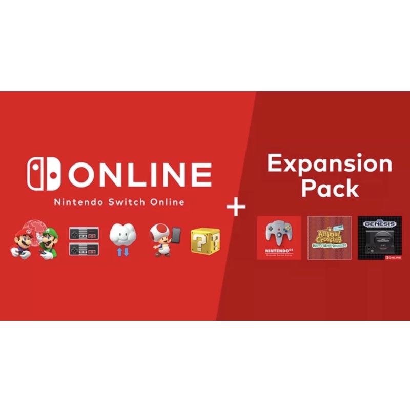 Nintendo Switch Online membership DLC Online + Expansion Pack(Family ...