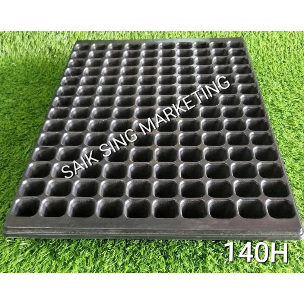 1 pcs 140 Hole Tray Seedling Tray Semaian Plastic Nursery Seed ...