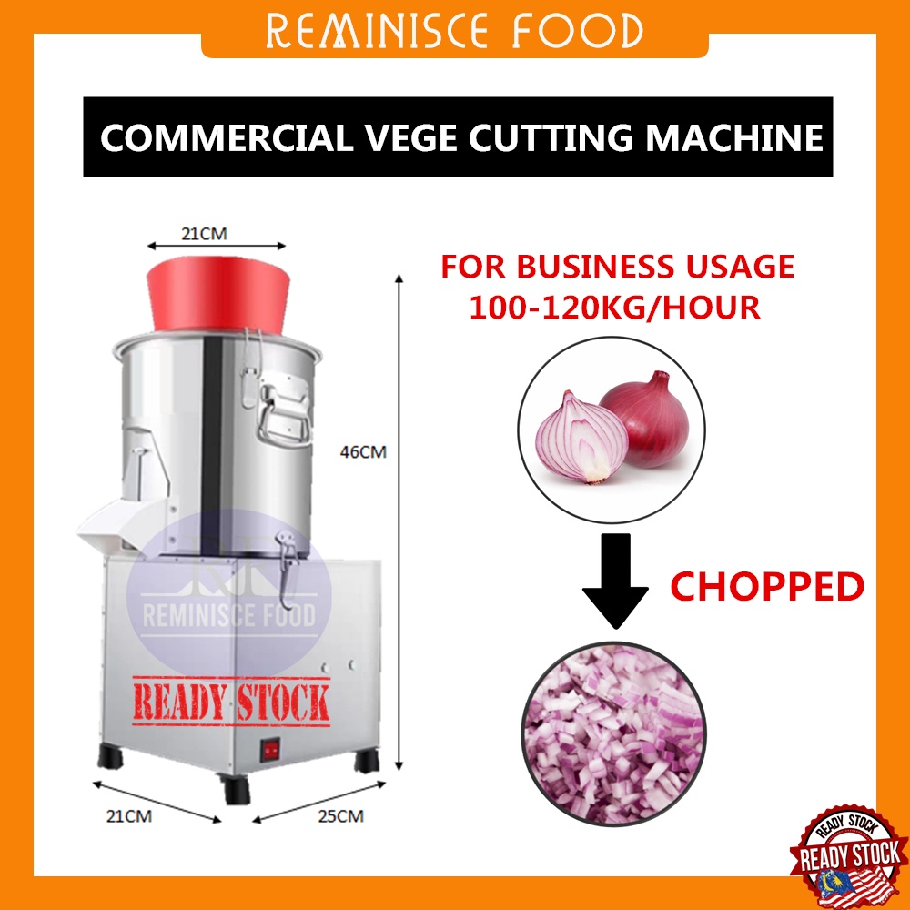 High Volume Kitchen Cutting Machine 80-100KG/Hour, Mesin Cutter, READY ...
