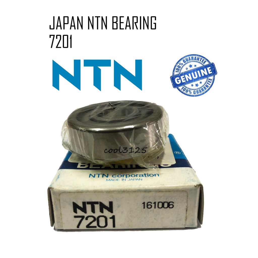 7201 NTN JAPAN BEARING 7201 ANGULAR CONTACT BALL BEARING - 100% ...