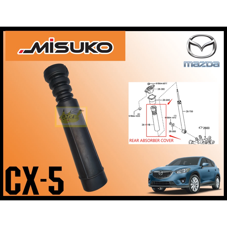 MAZDA CX5 (KE)/CX3 REAR ABSORBER COVER WITH DAMPER BUSH (MISUKO BRAND ...