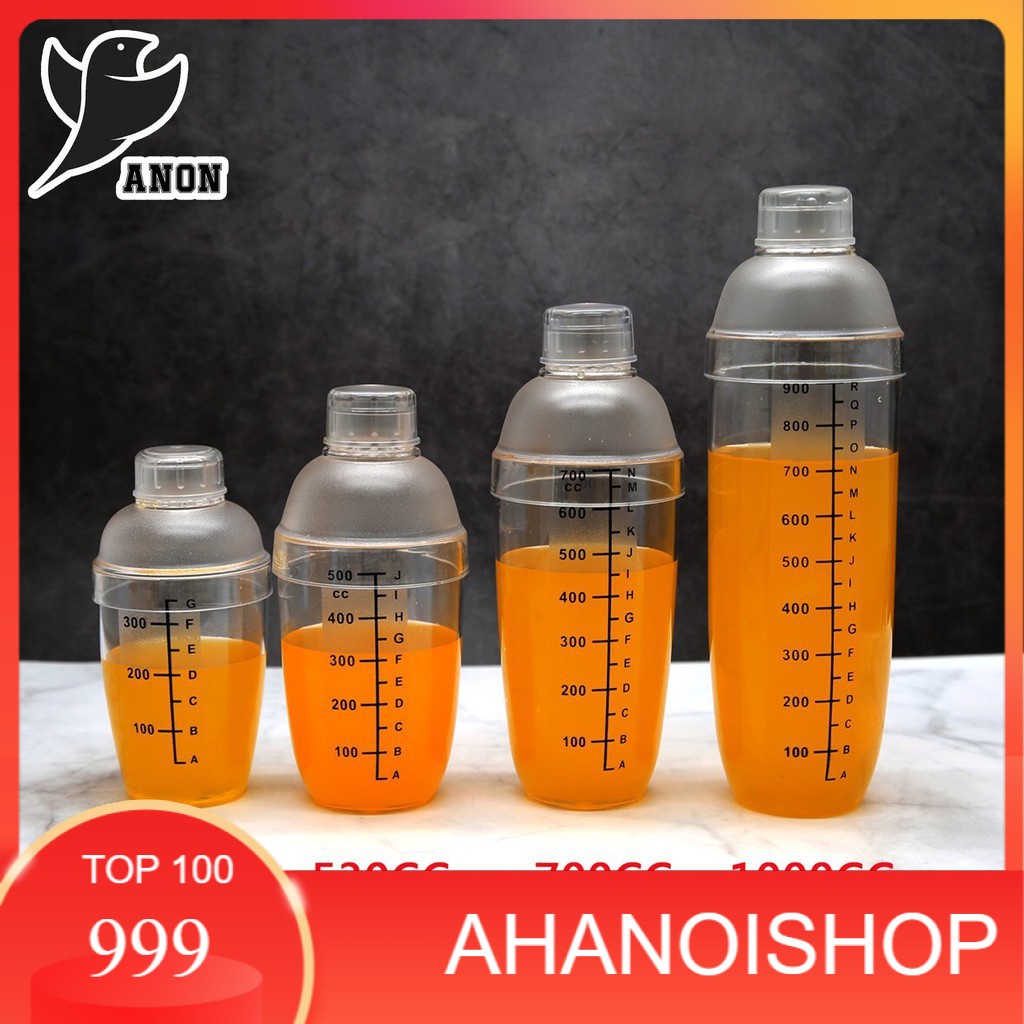 [NH] Plastic shaker shaker Bottle For Coffee cocktail bartender 350ml-500ml-700ml-1 Liter ...