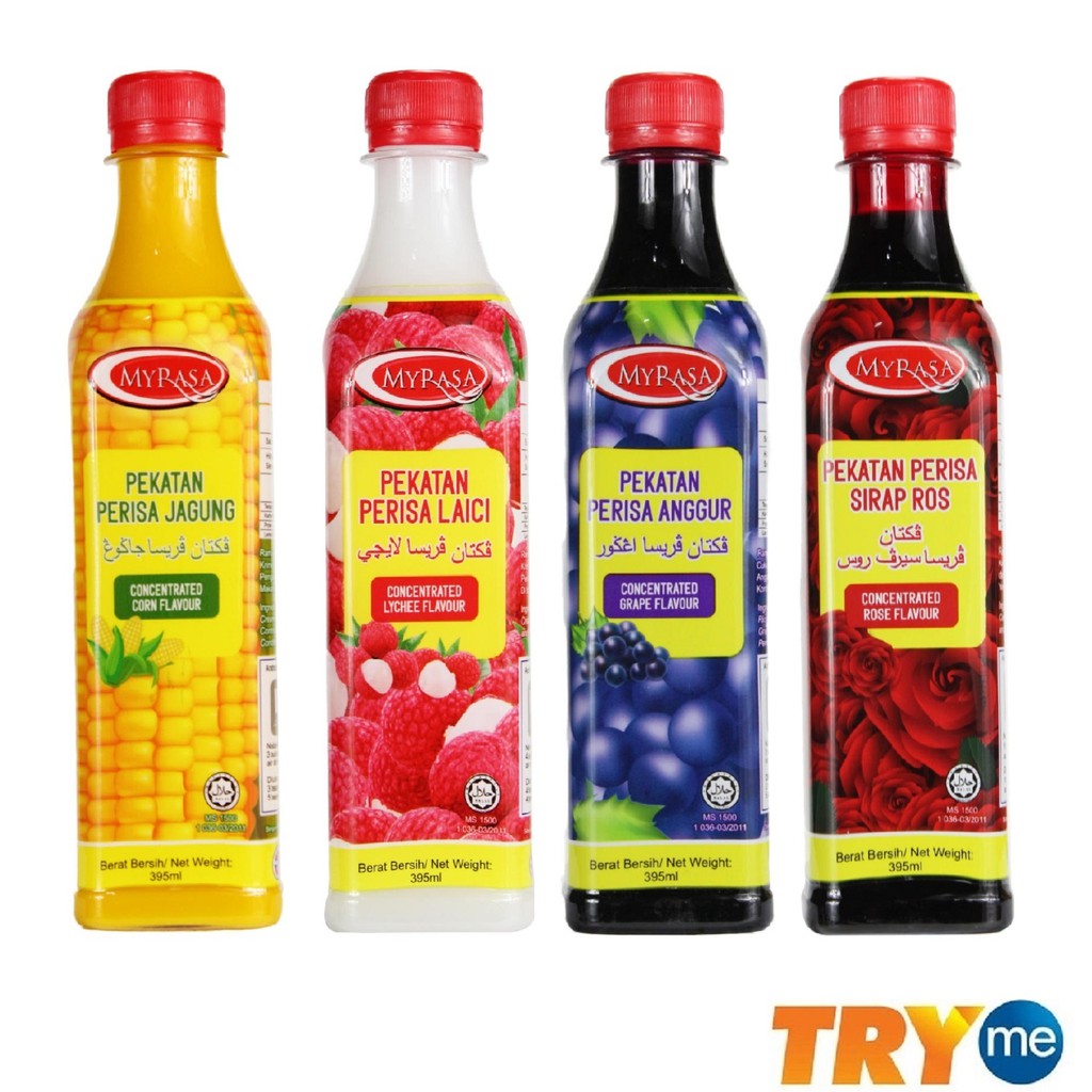 MyRasa Concentrated Cordial (395ml) - 4 Flavours | Shopee Malaysia