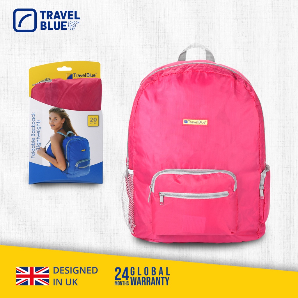 Travel Blue Folding Backpack Large | Shopee Malaysia