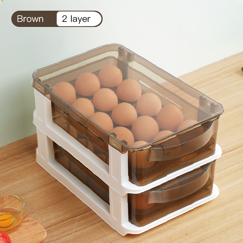 Offer Multi-Layer Egg Storage Box Container 15-30 grid egg box egg ...