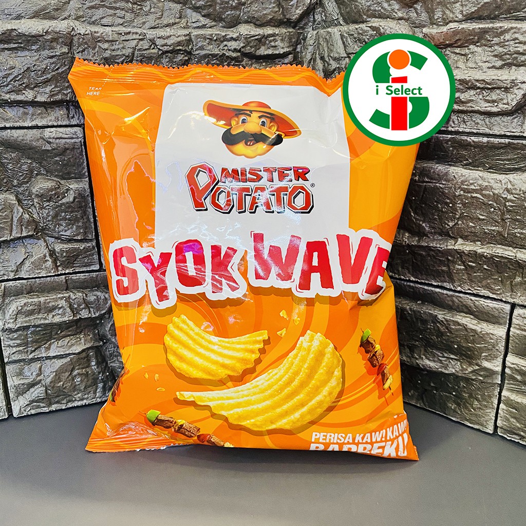 Halal Mister Potato Syok Wave Potato Chips Spicy Chicken BBQ Seafood ...