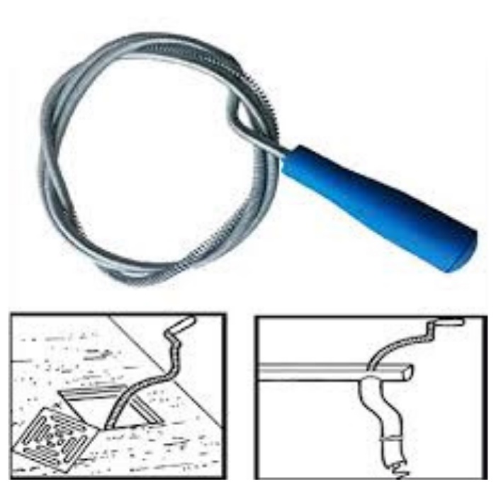[Xhome] ABTools Spiral Pipe Clearing Rod, Pipe Drain Cleaner -5mm/9mm ...