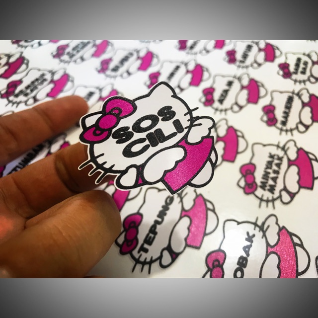 Label sticker kitchen / Label balang dapur hello kitty | Shopee Malaysia