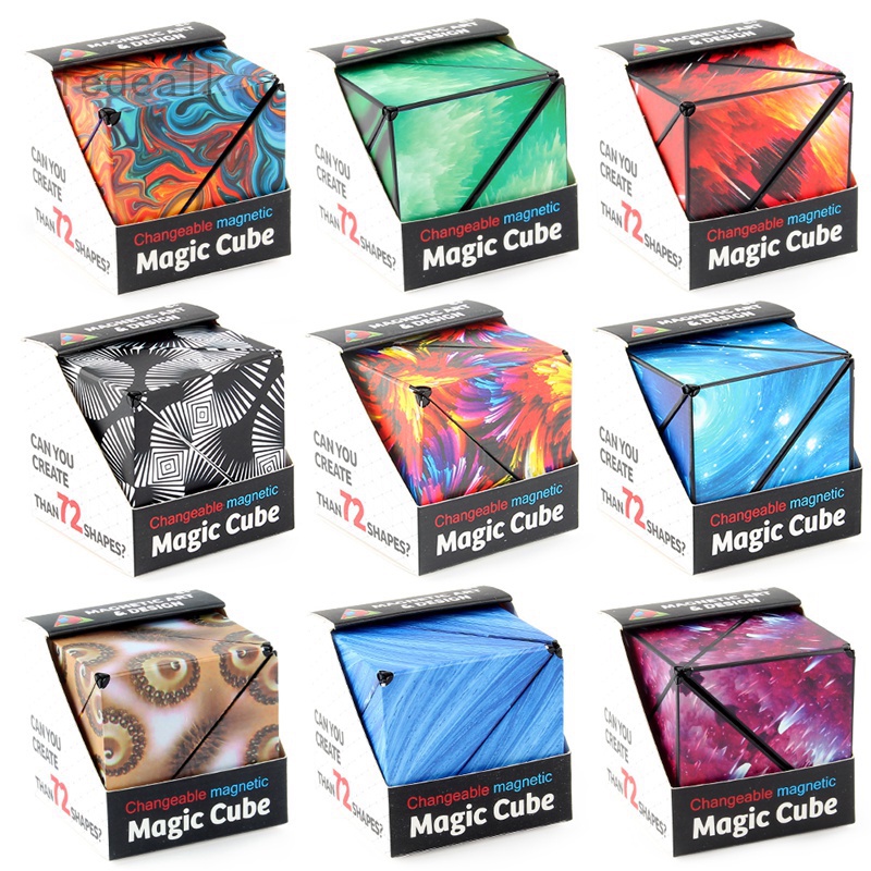 3D Magnetic Cube Easter Gifts - 72 Shape Variety Changeable Magnetic ...