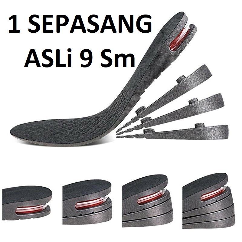 2 Keping 9 Sm Tinggi Kusyen Angkat Ketinggian Tambah Insole 9 Cm insole ...