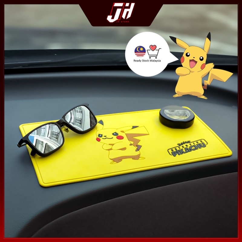 Pikachu Car Non Slip Pad Dashboard Car Non Slip / Sticky Anti-slip ...