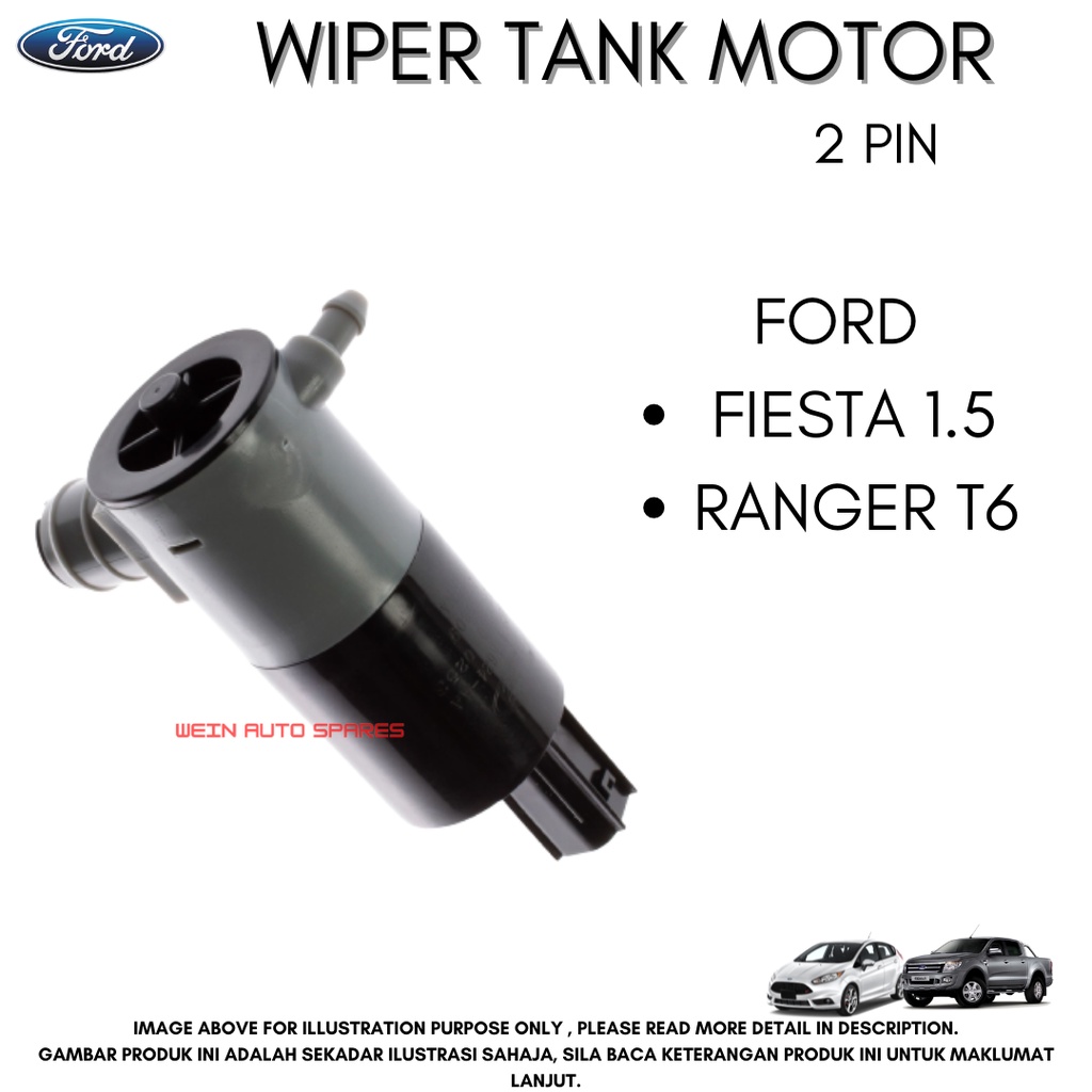 FORD GENUINE WIPER TANK MOTOR/ WINDSCREEN WASHER PUMP (2PIN) FOR FORD ...