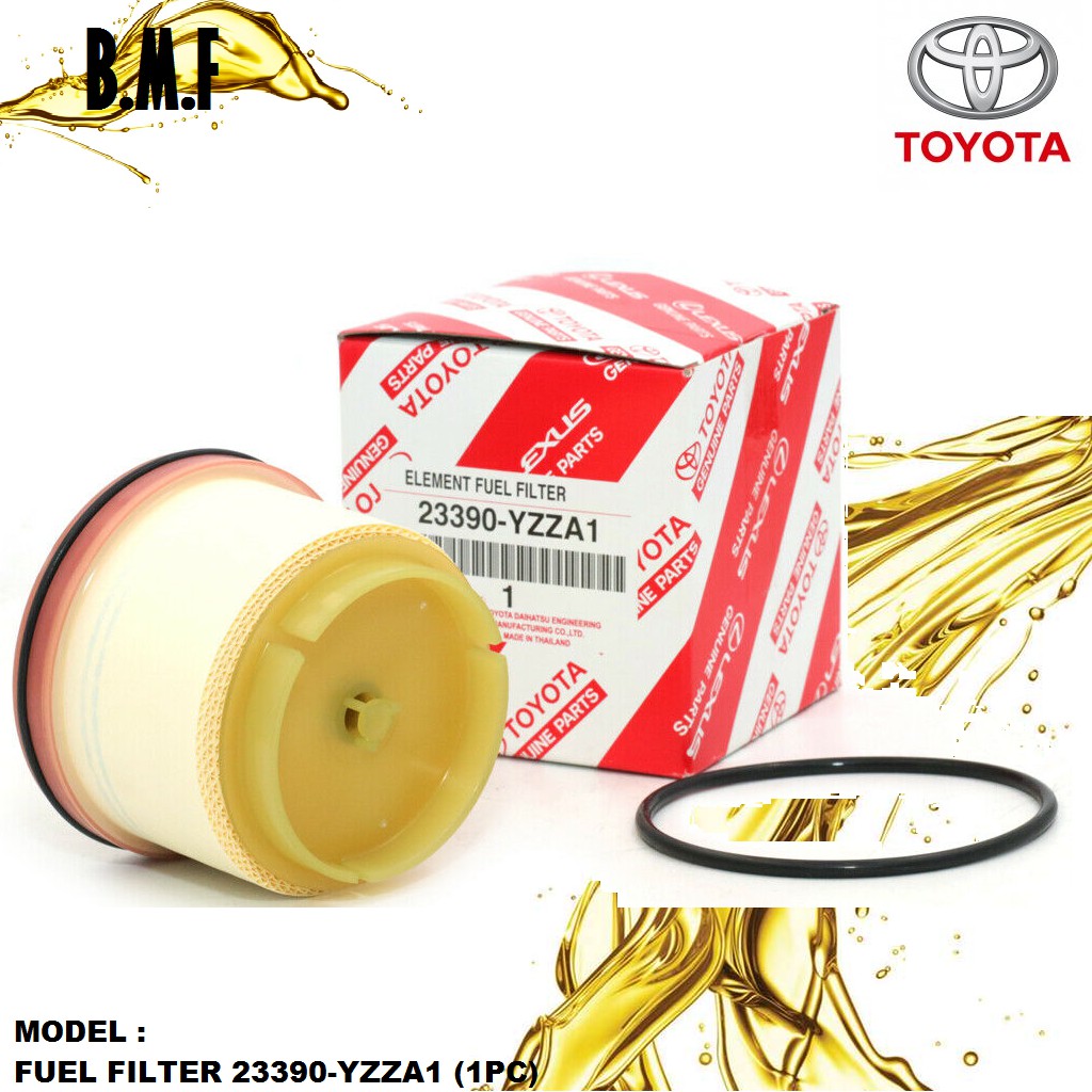 Toyota Hilux Kun25 Kun26 Kdh200 fortuner Hiace Fuel Filter 23390-YZZA1 ...