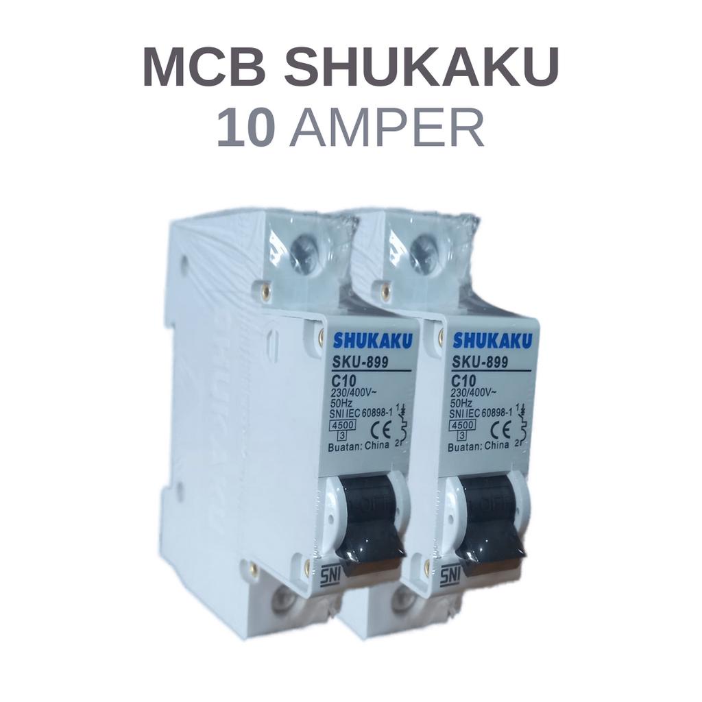 Mcb 10A SHUKAKU MCB 10 AMPERE ELECTRIC SWITCH 1 PHASE MCB SHUKAKU 10A ...