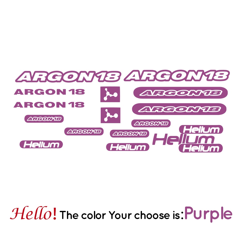 Argon Bike Frame Sticker-18-kit2Decals Cycling DIY Reflective Cycling ...