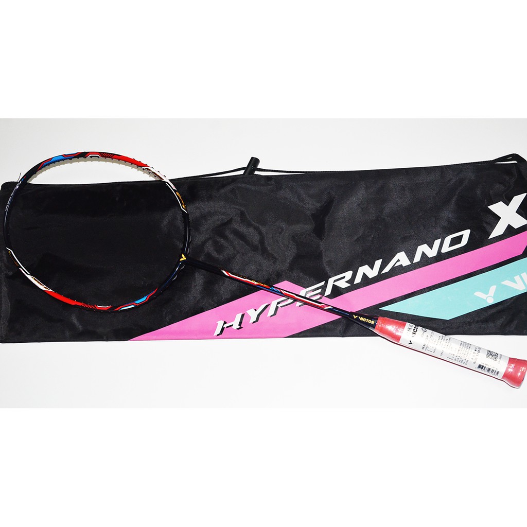 Victor HYPERNANO X 900 Badminton Racket + Bag + Stringing Service ...