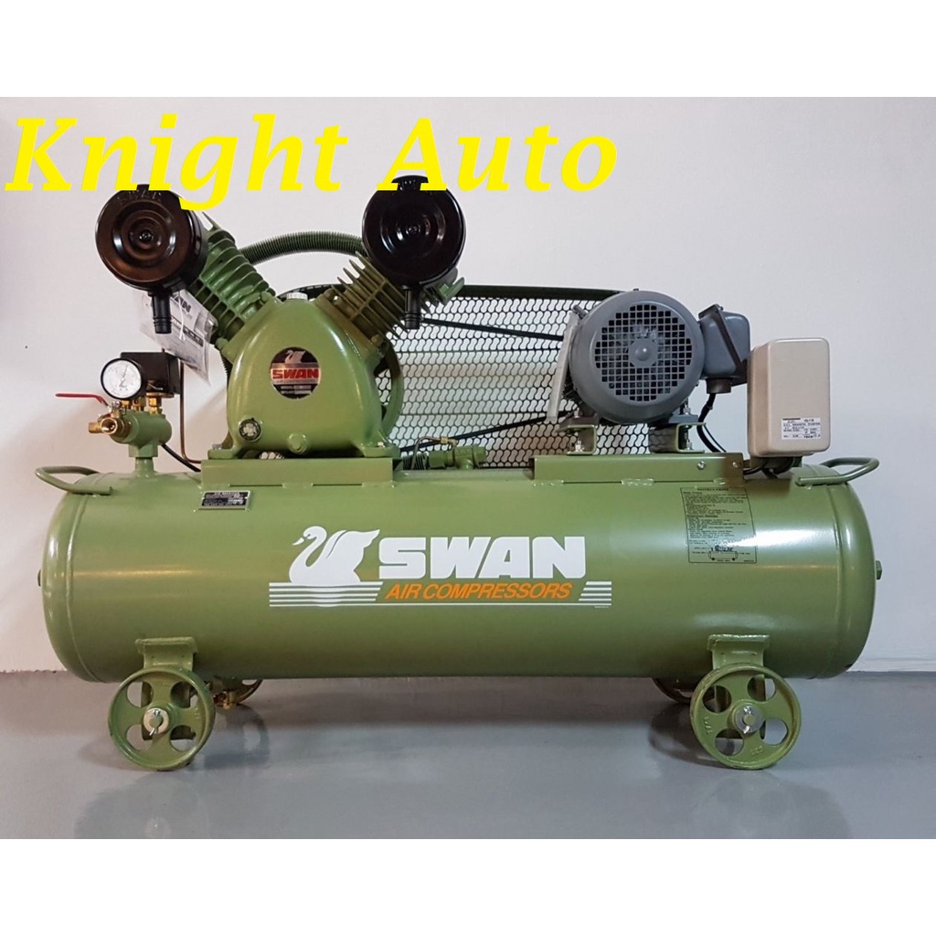 Swan SVP-203 Air Compressor 8 Bar, 3HP,3phase 650rpm, 355L/min ID227232 ...