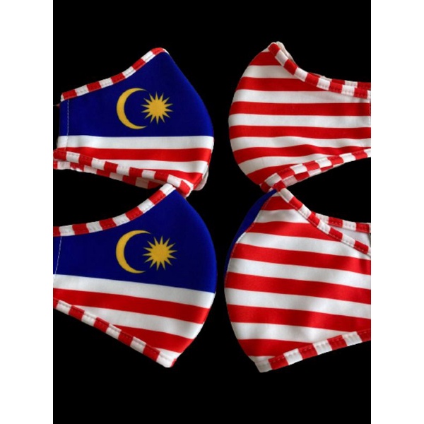 Face Mask Muka Merdeka Bendera Malaysia Jenis Bertali | Shopee Malaysia