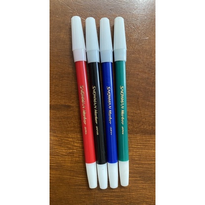Snowman marker Blue, Red, Green, Black (marker) | Shopee Malaysia