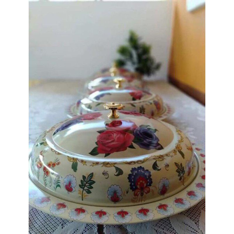 TRAY BESI BESAR /TALAM HIDANGAN MAKAN 1pcs/BUFFET BULAT | Shopee Malaysia