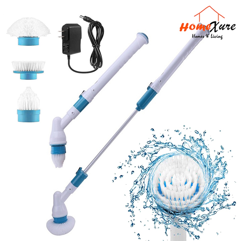 HomeXure - SPIN SCRUBBER Hurricane Spin Scrubber Rechargeable Cordless ...