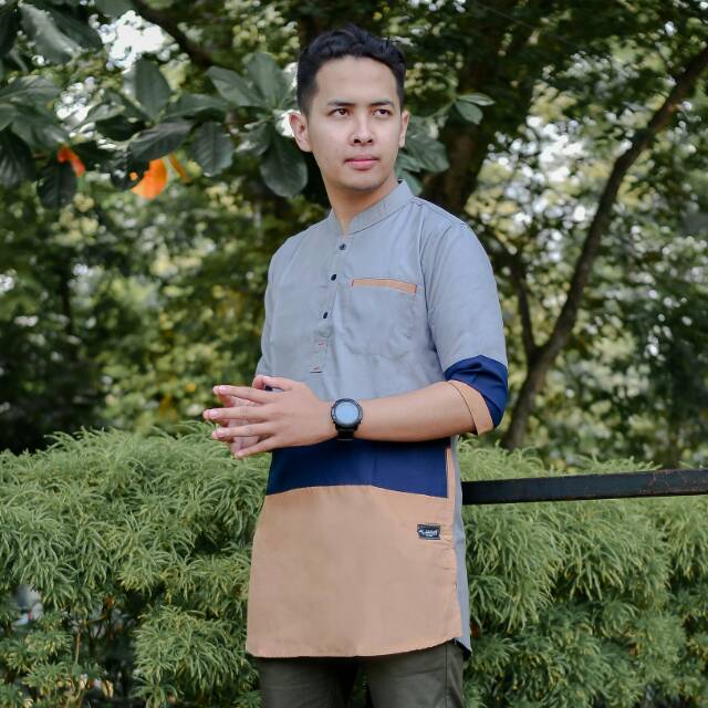 Koko Kurta Muslim Sunnah Pakistani Adult Men Slim Fit Short Sleeve ...