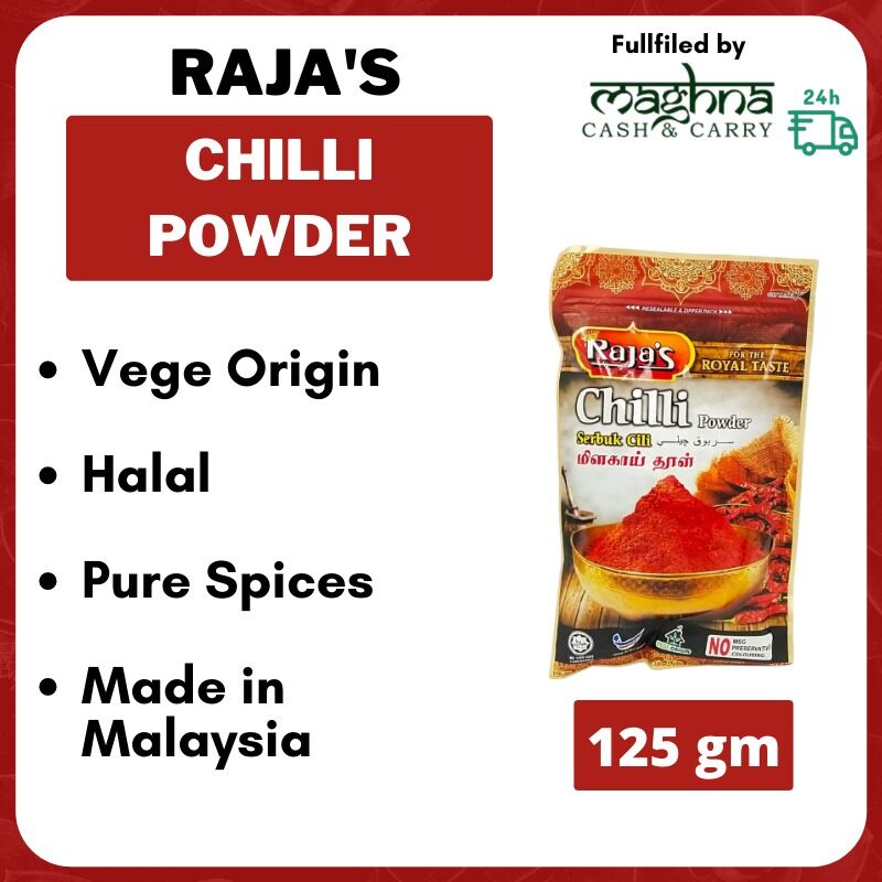 Raja's Chilli Powder ( Serbuk Cili) -1 Pack (125gm) | Shopee Malaysia