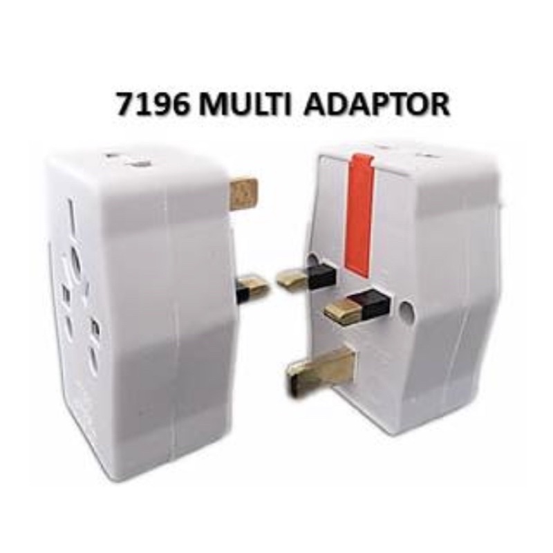 Multi Adaptor 7196 Apro / Geloof / Ops, Plug Socket (SIRIM) (Ready ...