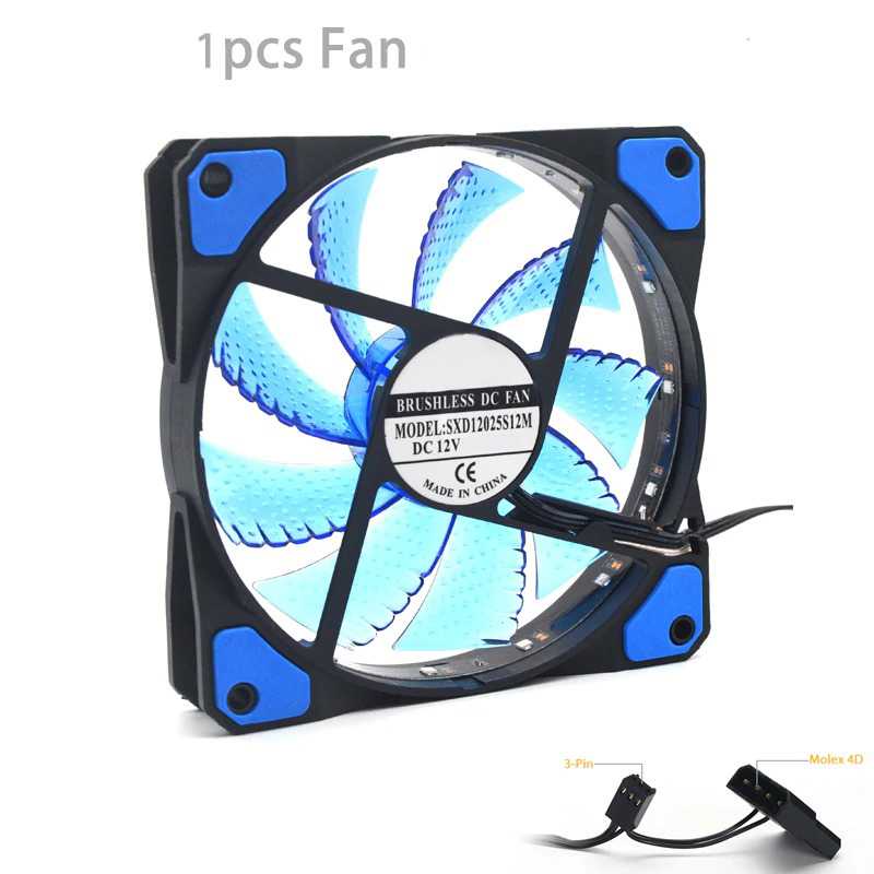 Sxdool PC Gaming Case FAN LED CPU FAN 12CM - SX77 | Shopee Malaysia