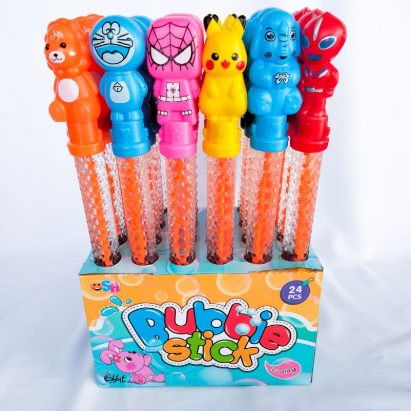 Toy bubble Soap stick MOTIF Character SNI Game kids Boaked bubble stick ...