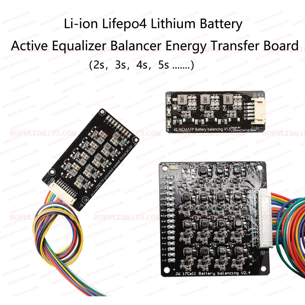 1.2A Balance Lifepo4 LTO Lithium Battery Active Equalizer Balancer Energy Transfer Board 2S - 6S ...