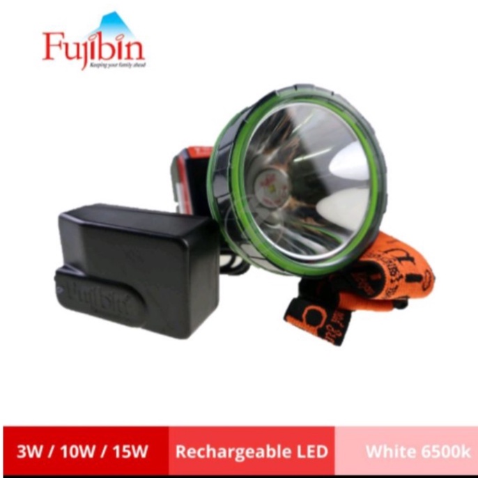 Fujibin High Power Rechargeable Led Head Light 3w | Shopee Malaysia
