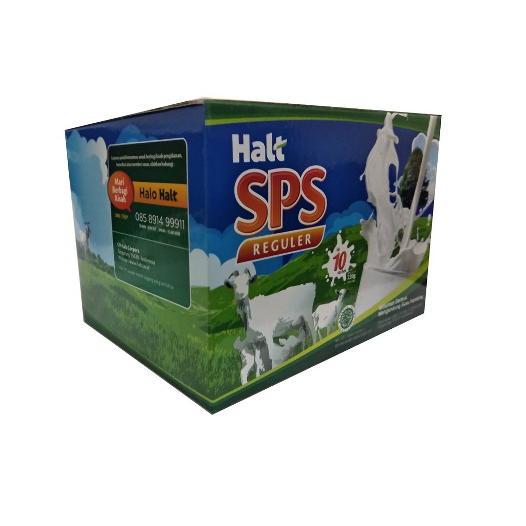 Original HALT SPS Goat Milk 220 Grams Contains 10 Sachets | Shopee Malaysia