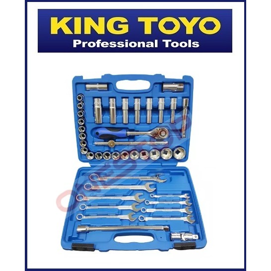 King Toyo 4041K Box Socket and Combination Wrench Set [Japan] 41Pcs 1/2 ...