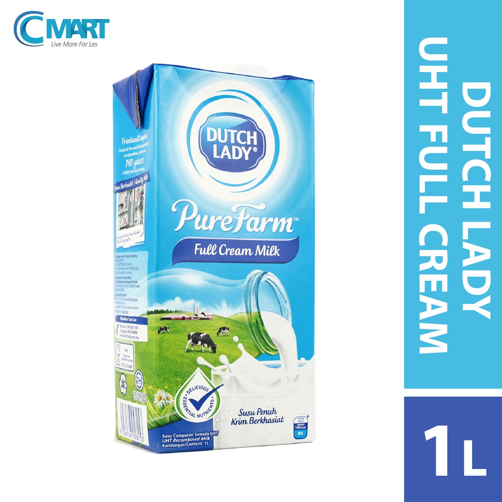 Dutch Lady UHT Full Cream 1Litre | Shopee Malaysia