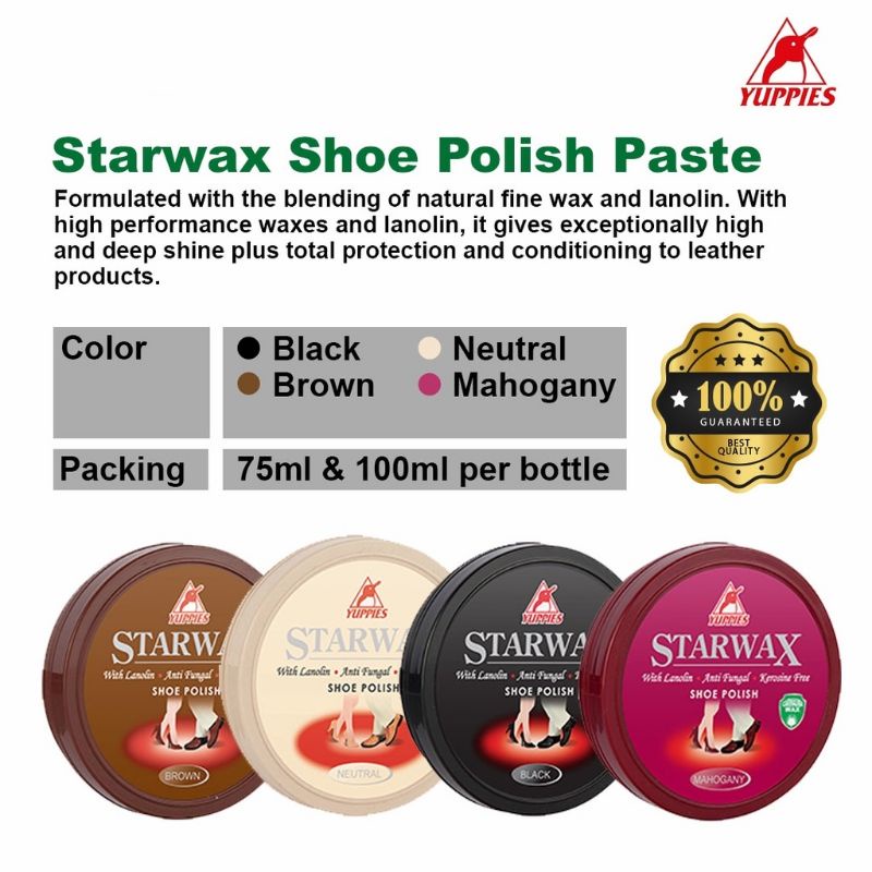 Ready Stock 💥🔥 Yuppies Starwax Shoes Polish(Leather Shoes) | Shopee ...