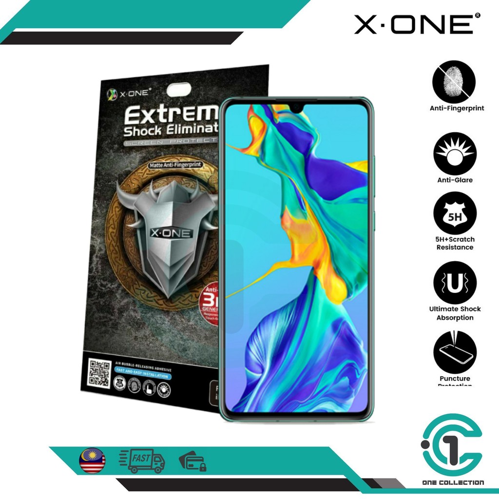 X-One Extreme Matte Anti-Fingerprint Huawei P30 Screen Protector【READY ...