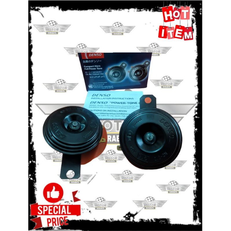 Original Denso Compact Horn Set 12v Horn | Shopee Malaysia