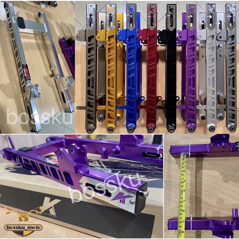 Swing Arm panjang 55cm +2inch SRL115 Honda Wave125 Wave125S Future ...