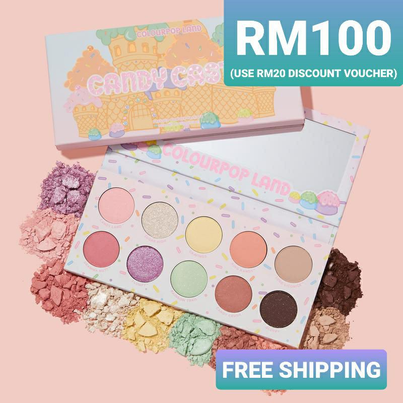 ( ICE CREAM Scented PASTEL Palette) COLOURPOP Candy Castle Eyeshadow ...