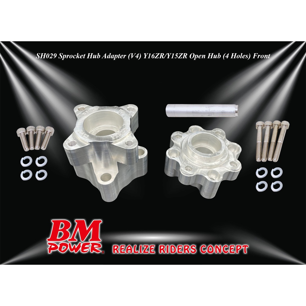 BM Power CNC Technology Aluminium Billet Sprocket Hub Adapter / Custom ...