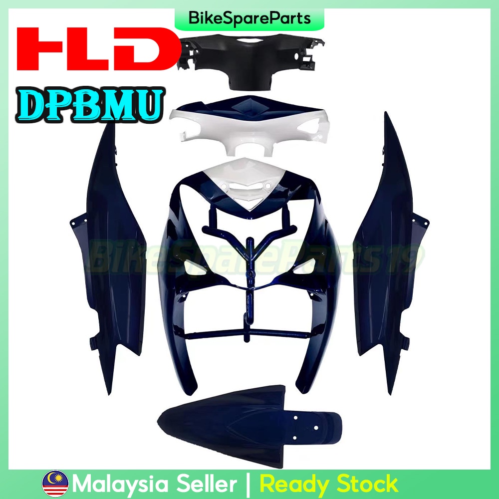 YAMAHA EGO EGOS EGO S LIGHT BLACK DPBMC BLUE DPBMU BODY COVER SET (HLD ...