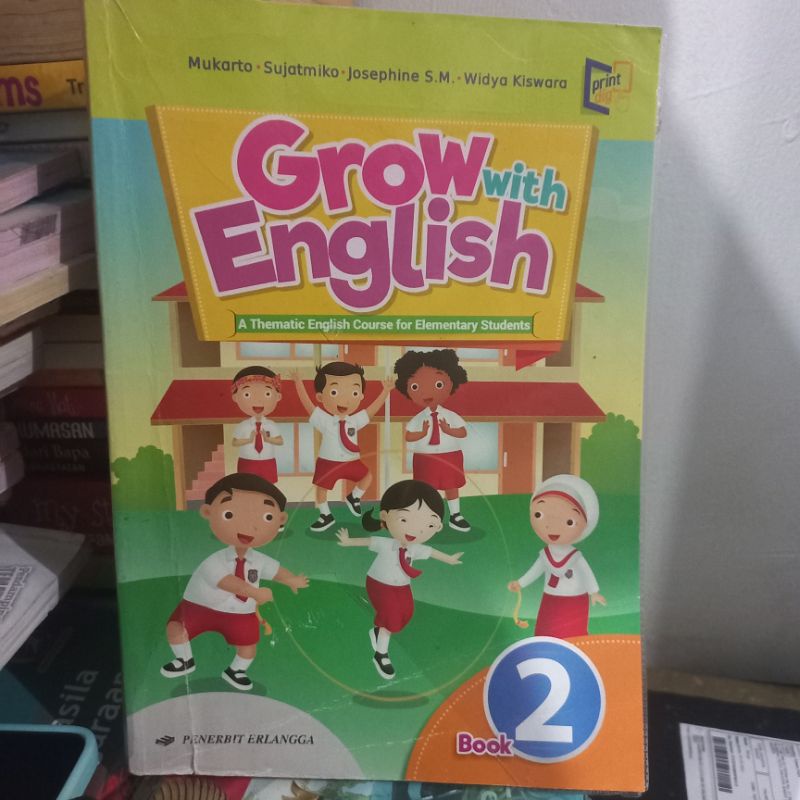 Used GROW BOOK WITH ENGLISH SD CLASS 2 erlangga | Shopee Malaysia
