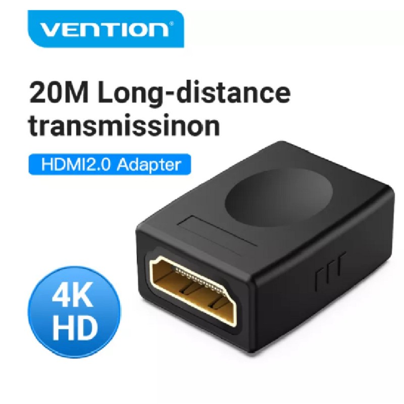 Vention HDMI 2.0 Female/ Female Extender Connector| HDMI Port Adapter ...
