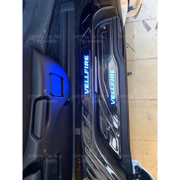 Toyota Vellfire ANH30（ZG SPEC）2015-2022 Side Sill Plate LED Door Step ...